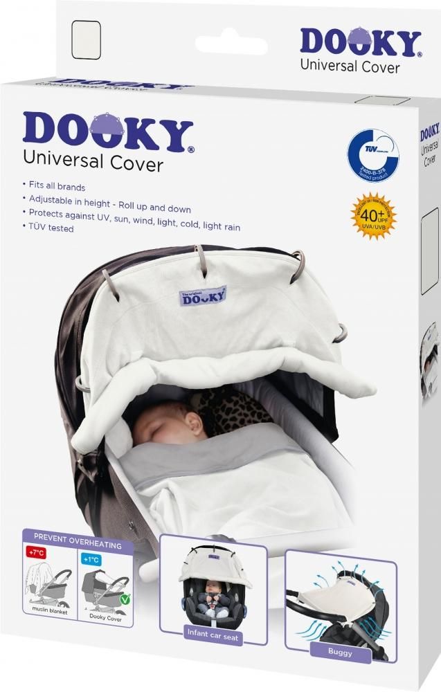 Dooky Universal Cover vaunuverho cream - Mikrokulma verkkokauppa