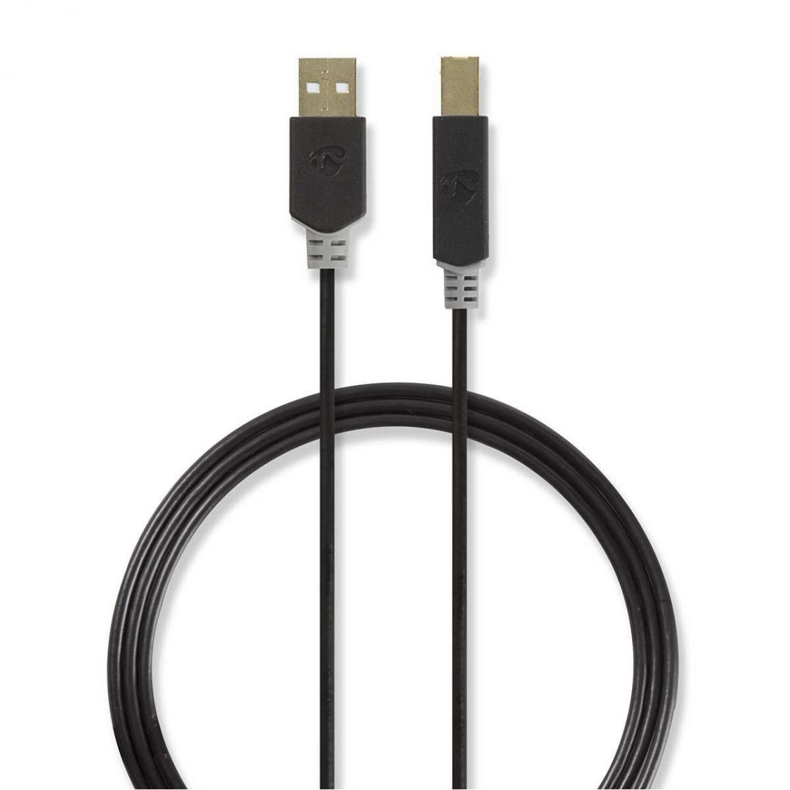Nedis USB A Uros - USB-B Male kaapeli 2M - Mikrokulma verkkokauppa